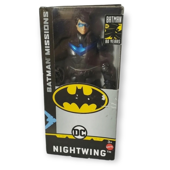 Mattel | Toys | Batman Missions Nightwing 6 Figure Batman 8 Years ...